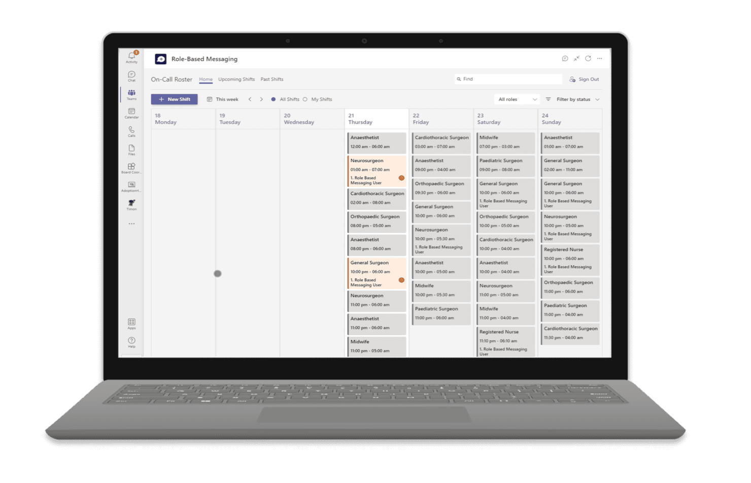 12 days of solutions! Day 9: Shift Roster - Engage Squared