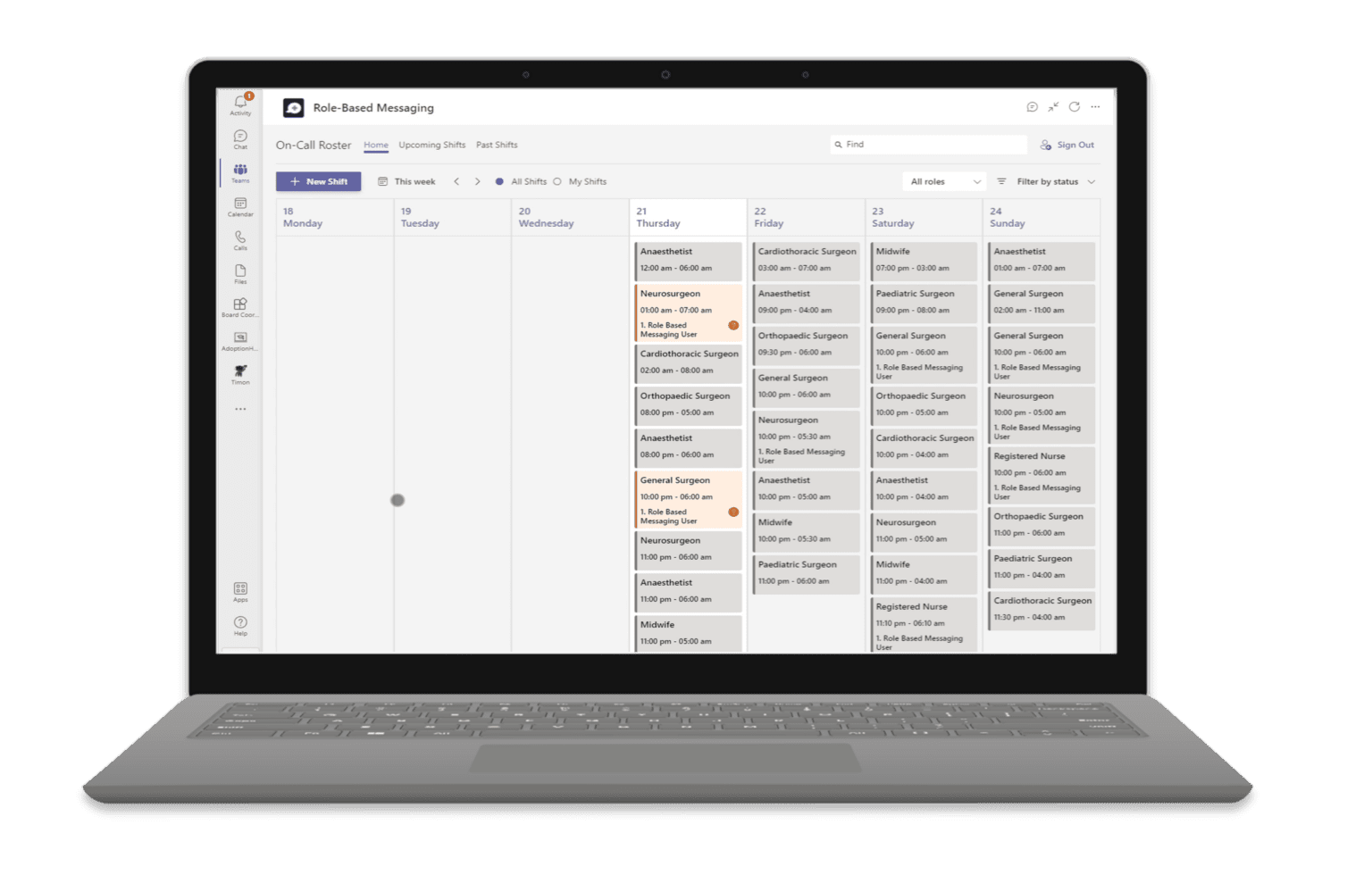 12 days of solutions! Day 9: Shift Roster - Engage Squared